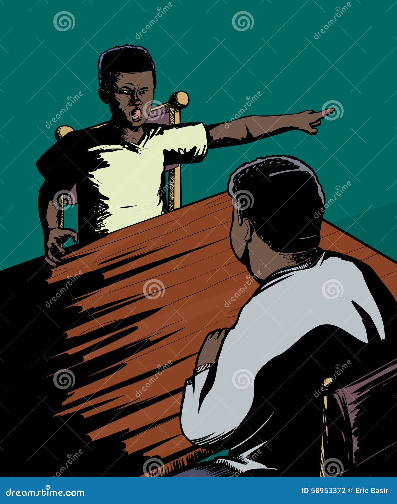 Criança irreverente ilustração stock. Ilustração de louco - 58953372