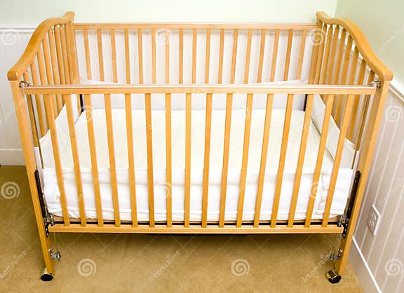Crib stock photo. Image of sleeping, indoor, wooden, ready - 7876110