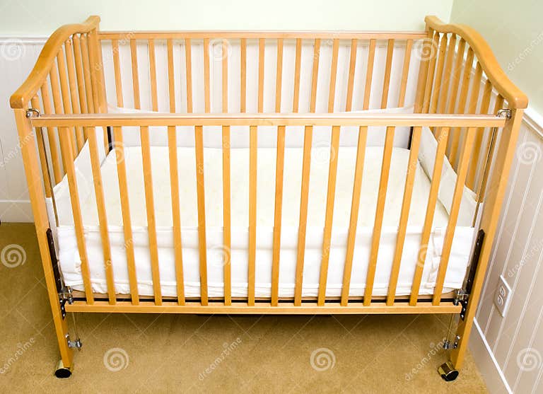 Crib stock photo. Image of sleeping, indoor, wooden, ready - 7876110