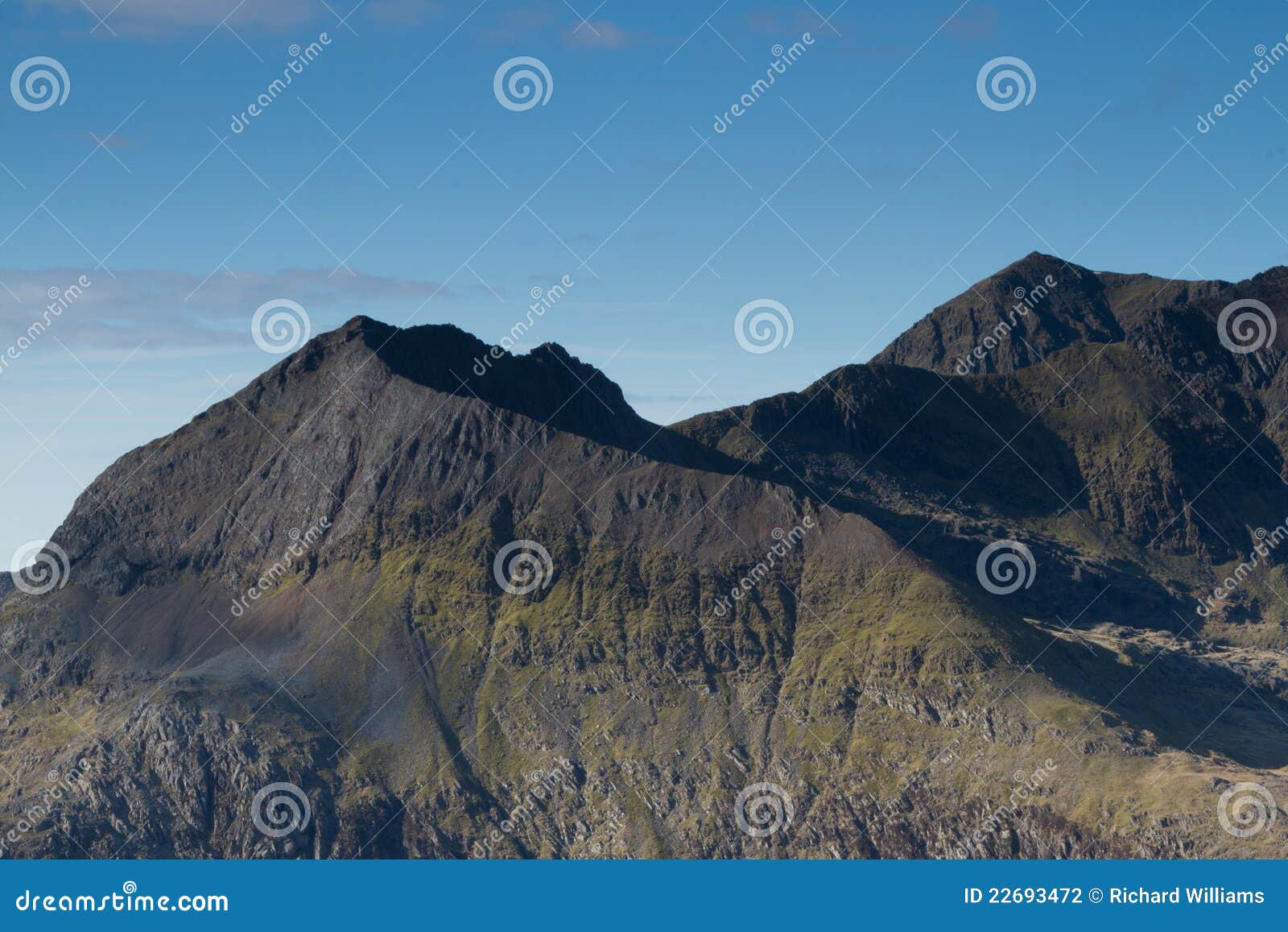 Crib Goch. stock photo. Image of snowdonia, mountaineering - 22693472