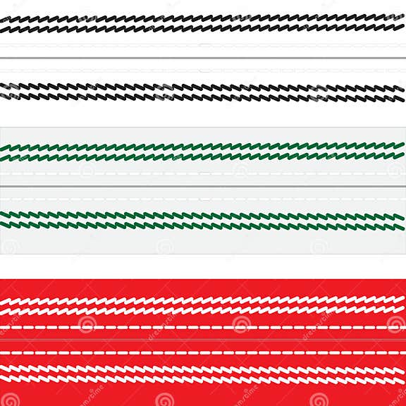 Cricket Ball Pattern Flat Design. Ball in Rectangle Shape Design Stock ...