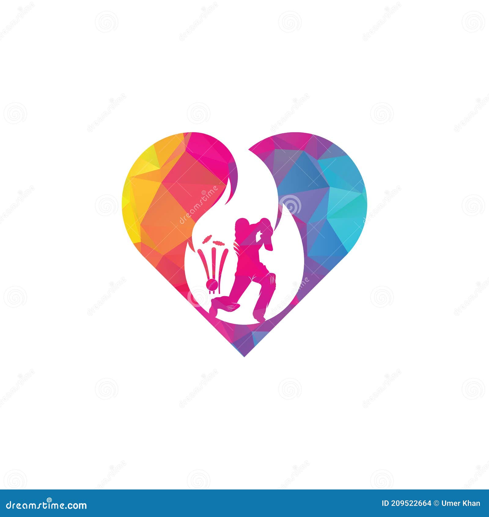 Cricket Fire Love Logo Icon. Stock Vector - Illustration of combination ...
