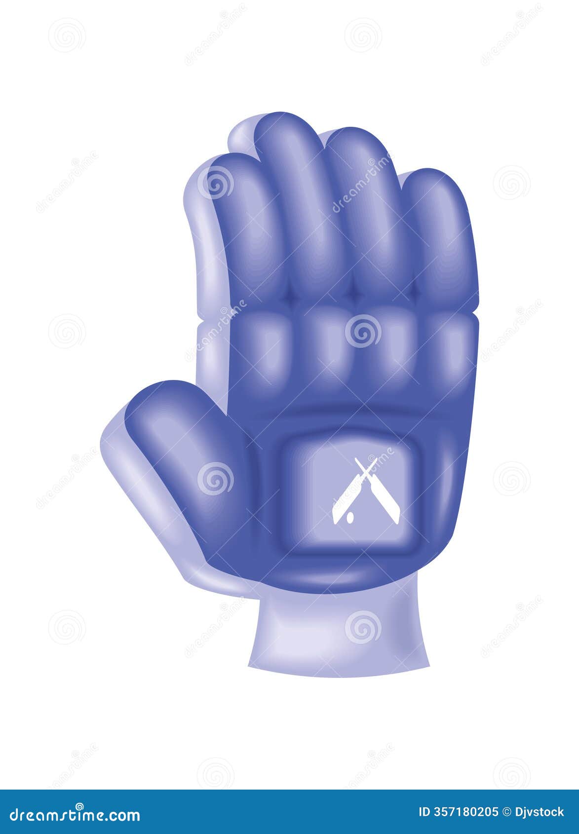 Cricket gloves icon stock illustration. Illustration of batting - 357180205
