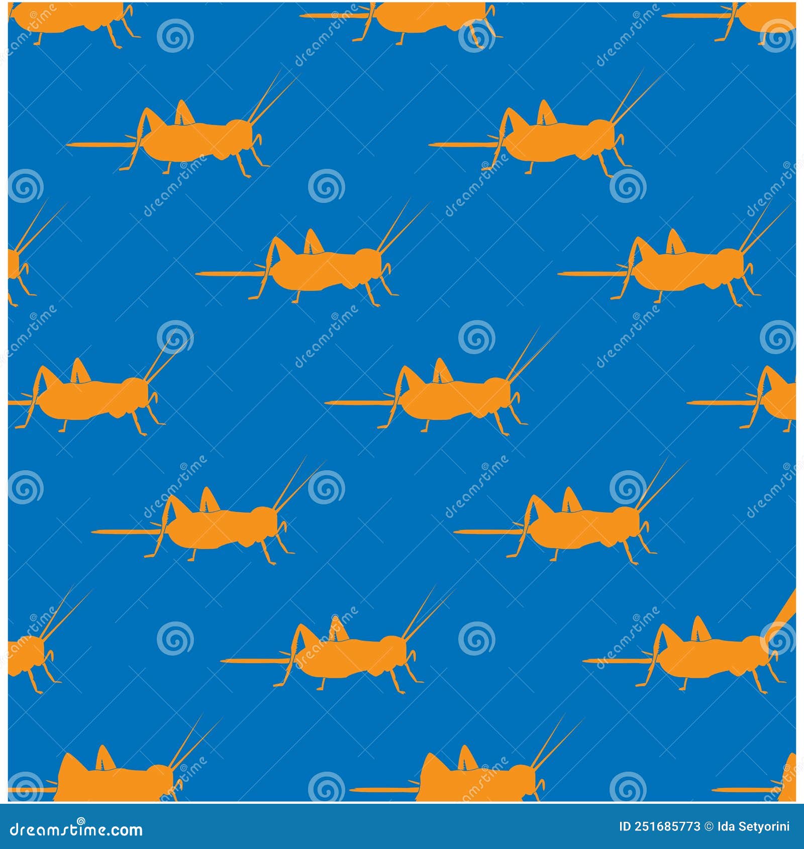 Cricket Insect Background Vector Template Royalty-Free Stock ...