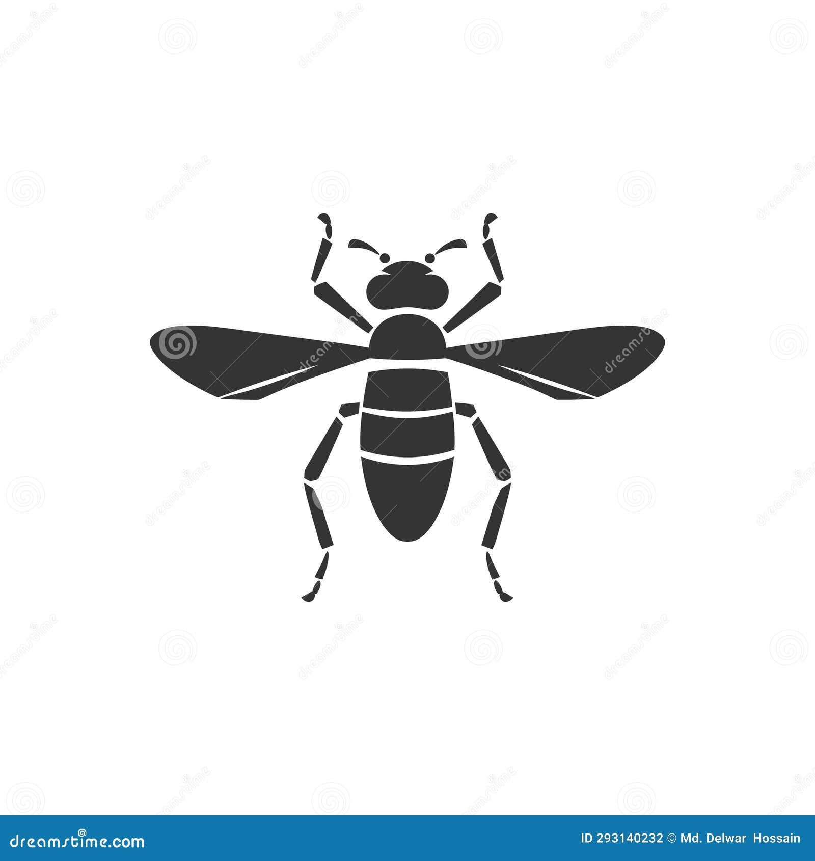Cricket Insect icon stock vector. Illustration of insect - 293140232