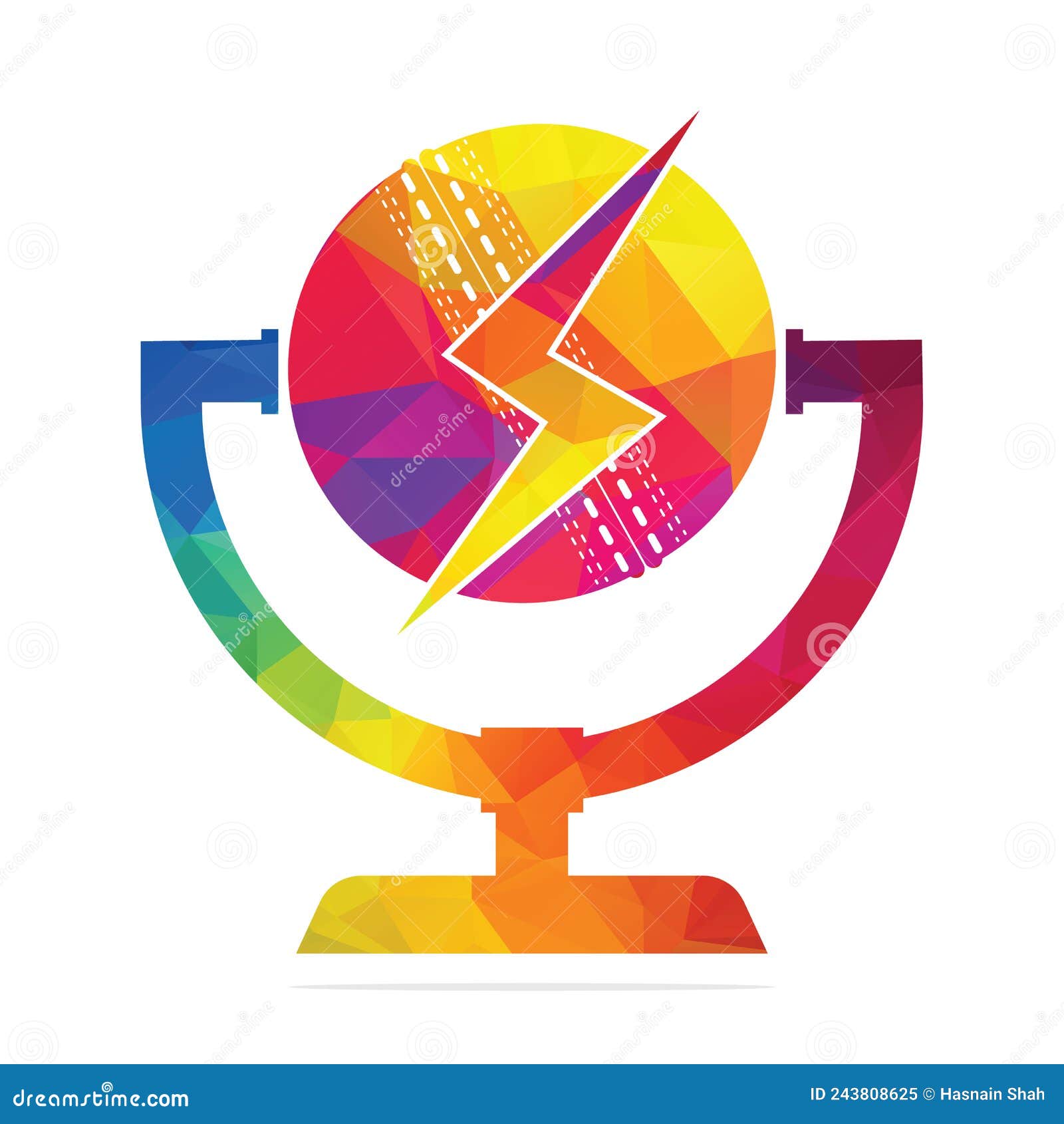 Cricket Podcast Logo in Trophy Shape. Stock Vector - Illustration of ...