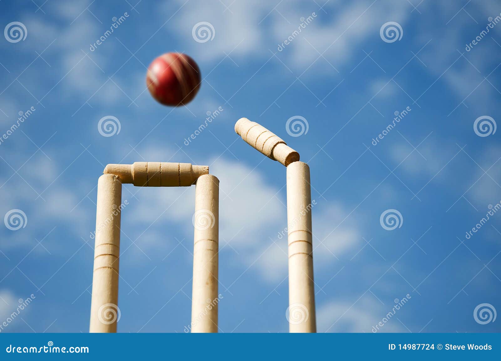 Cricket Stumps stock photo. Image of bowl, contest, innings - 14987724