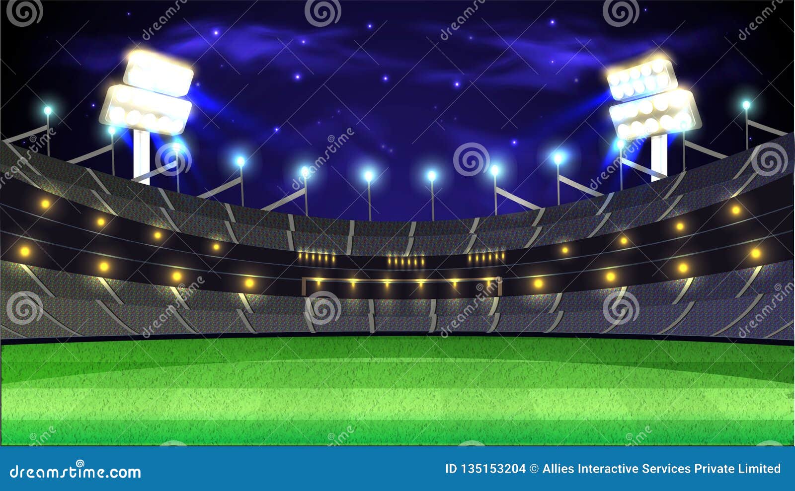 Cricket Tournament Banner Design With Cricket Equipment, Winner Crown ...