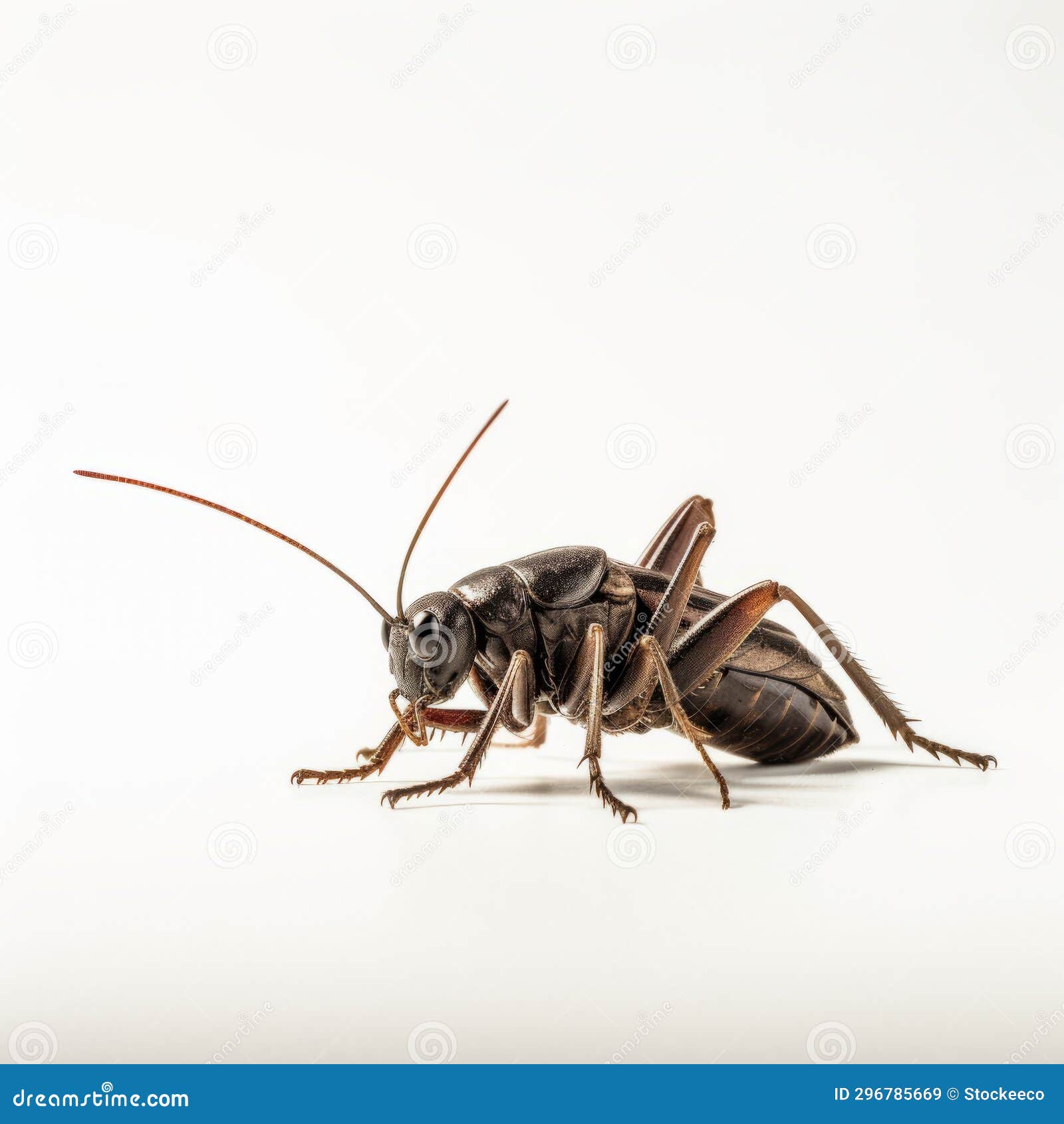 Cricket on White Background: a Unique Artistic Interpretation Stock ...