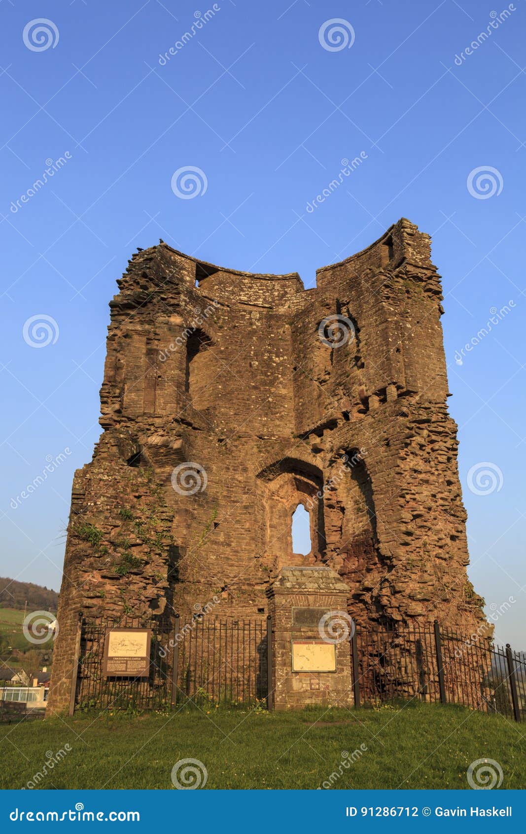 Crickhowell Castle stock photo. Image of disused, dilapidated - 91286712