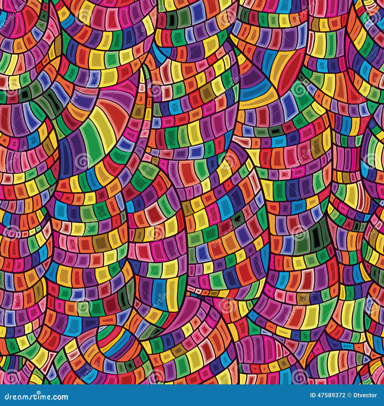 Cricle seamless pattern stock vector. Illustration of form - 47589372