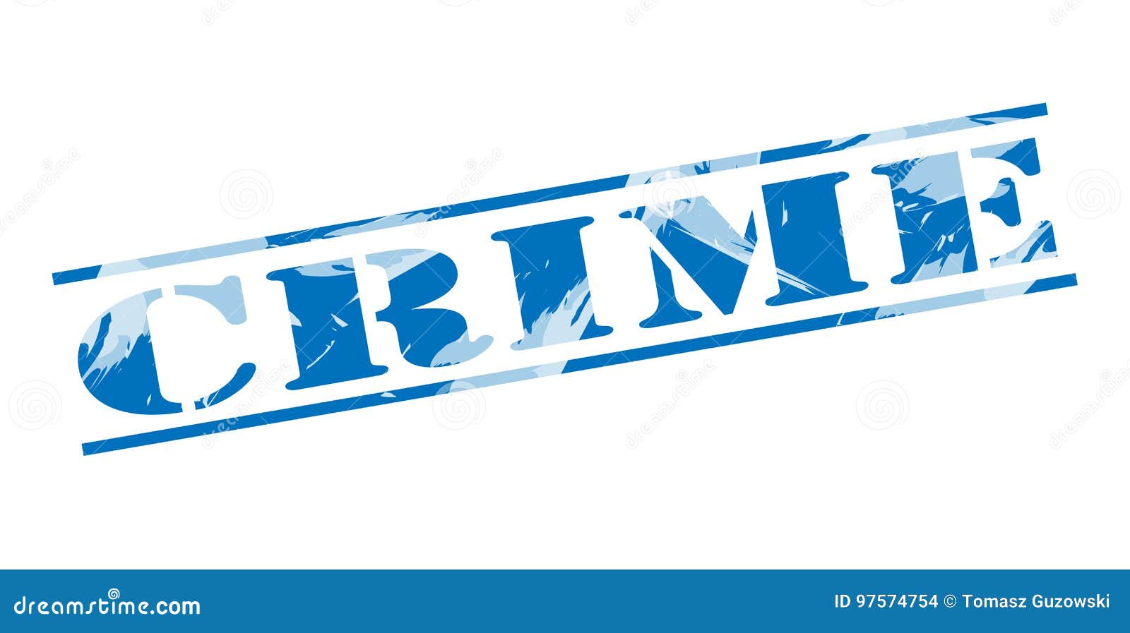 Crime blue stamp stock illustration. Illustration of crime - 97574754