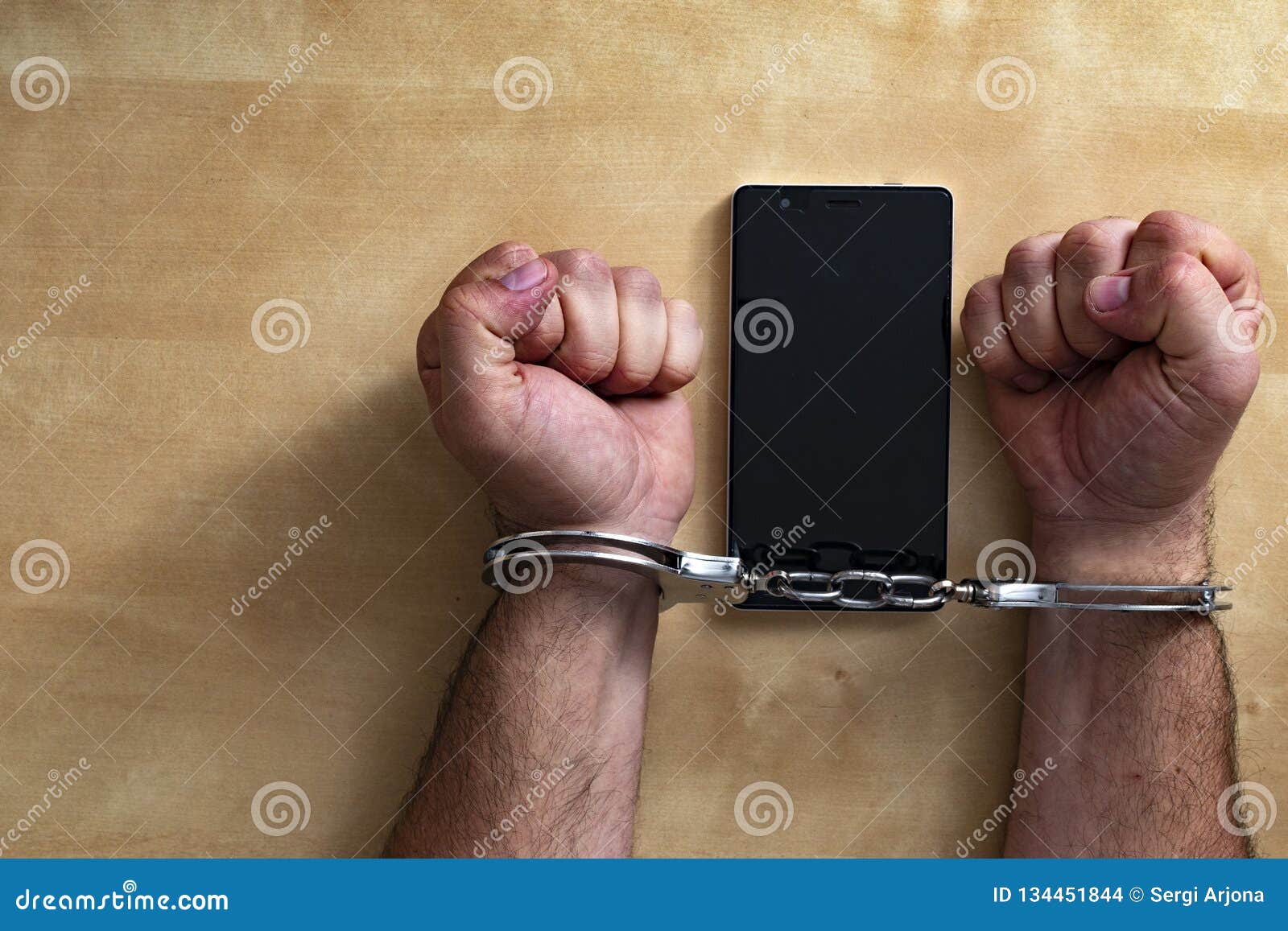 Crime Concept in the Network Using a Smartphone Stock Photo - Image of ...