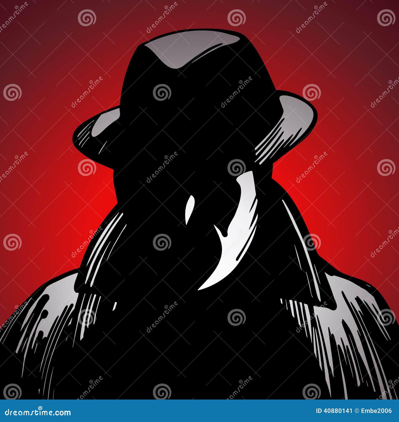 Crime Detective stock vector. Illustration of crime, look - 40880141