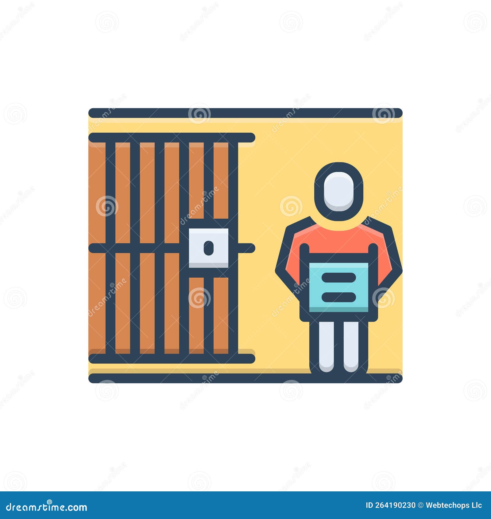 Color Illustration Icon for Crime, Offense and Wrong Stock Vector ...