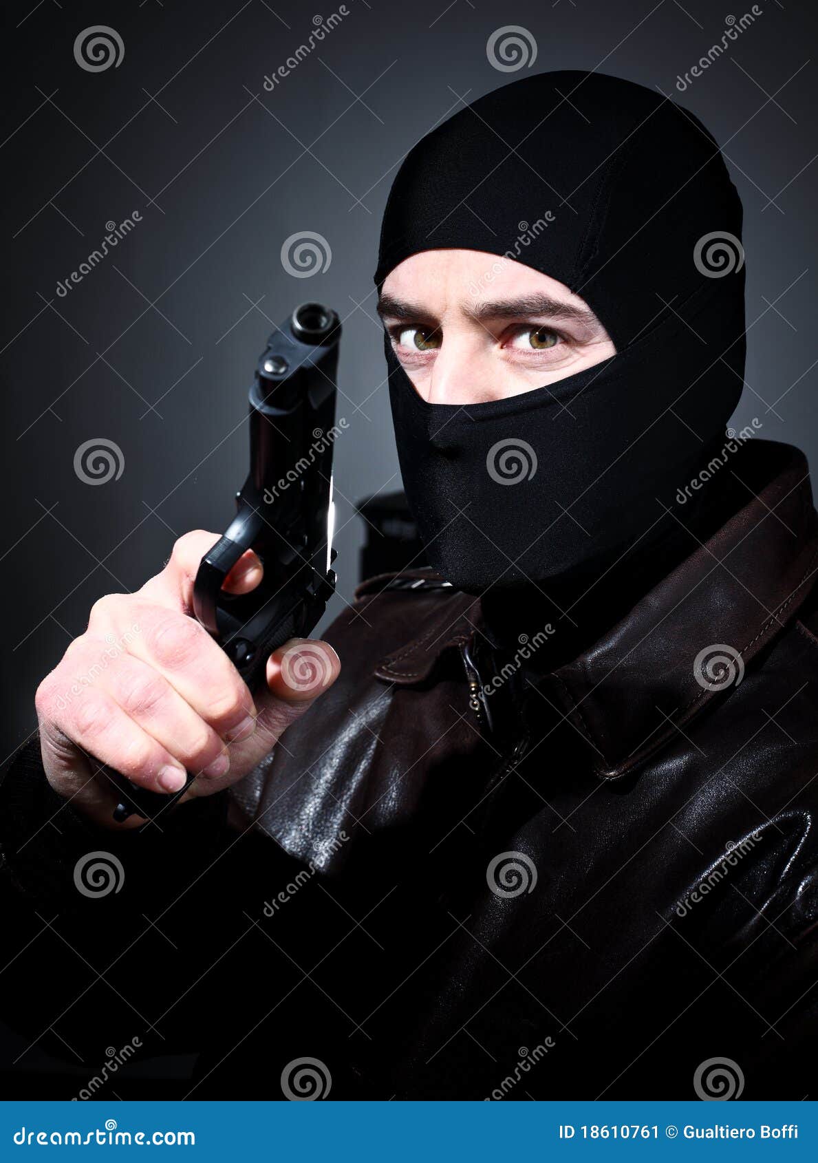 Crime man stock image. Image of steal, gangster, bandit - 18610761