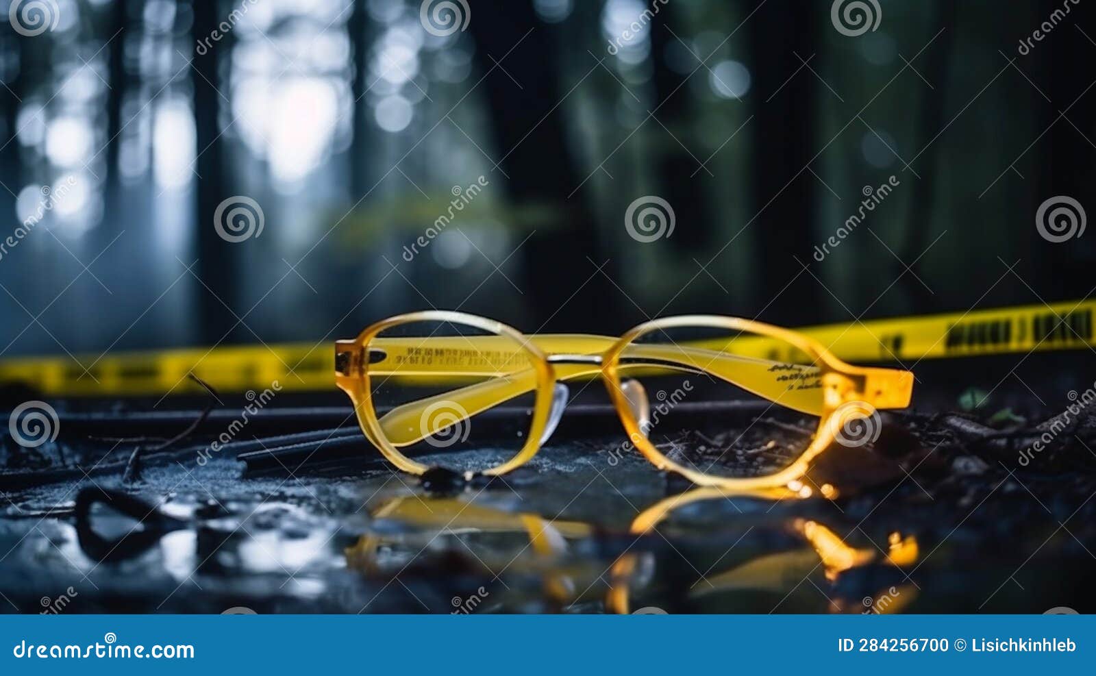 Crime Place Created with Generative Ai Tools Stock Illustration ...