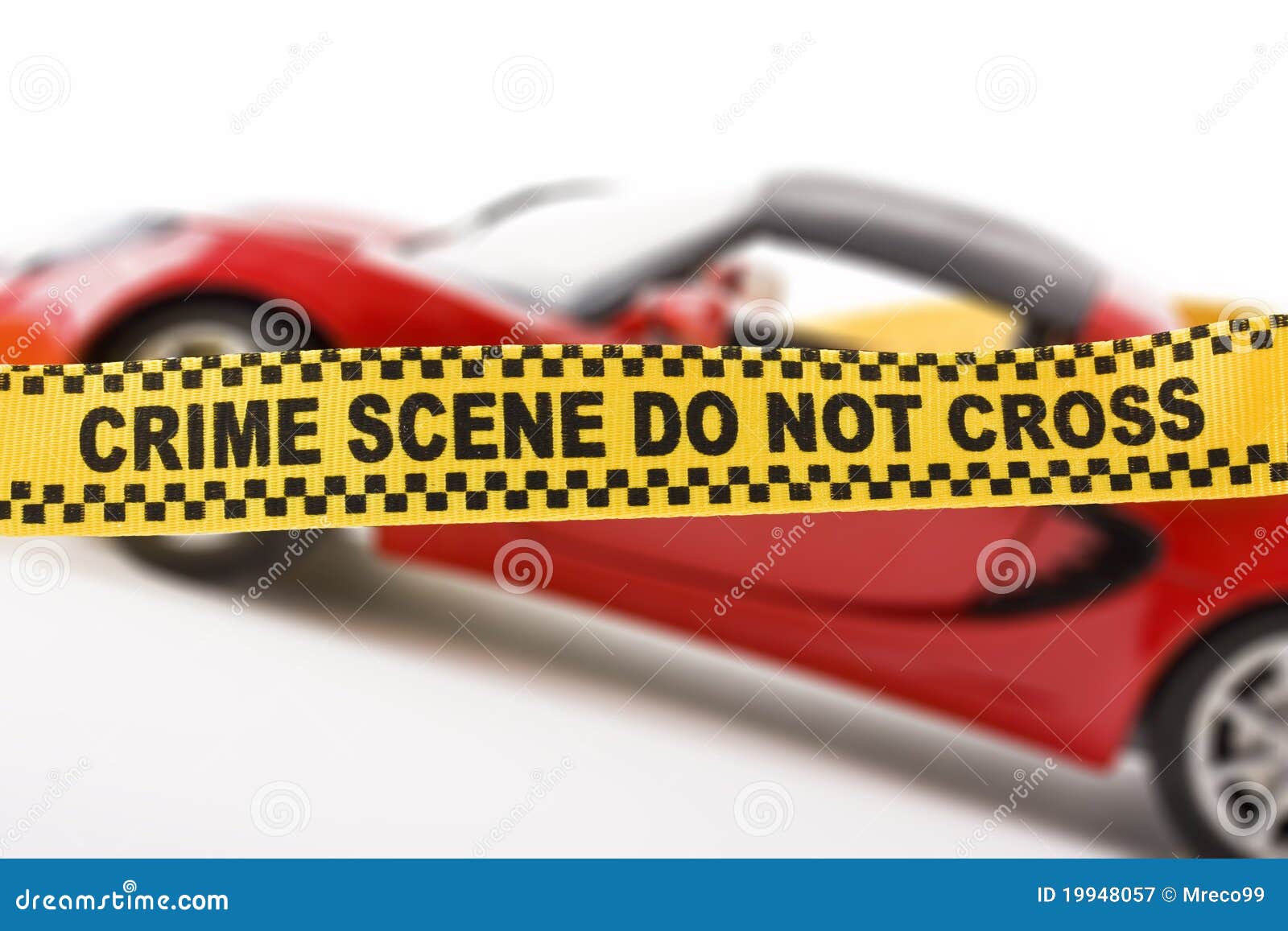 Crime Scene Banner Over Car Stock Image - Image of crime, cops: 19948057