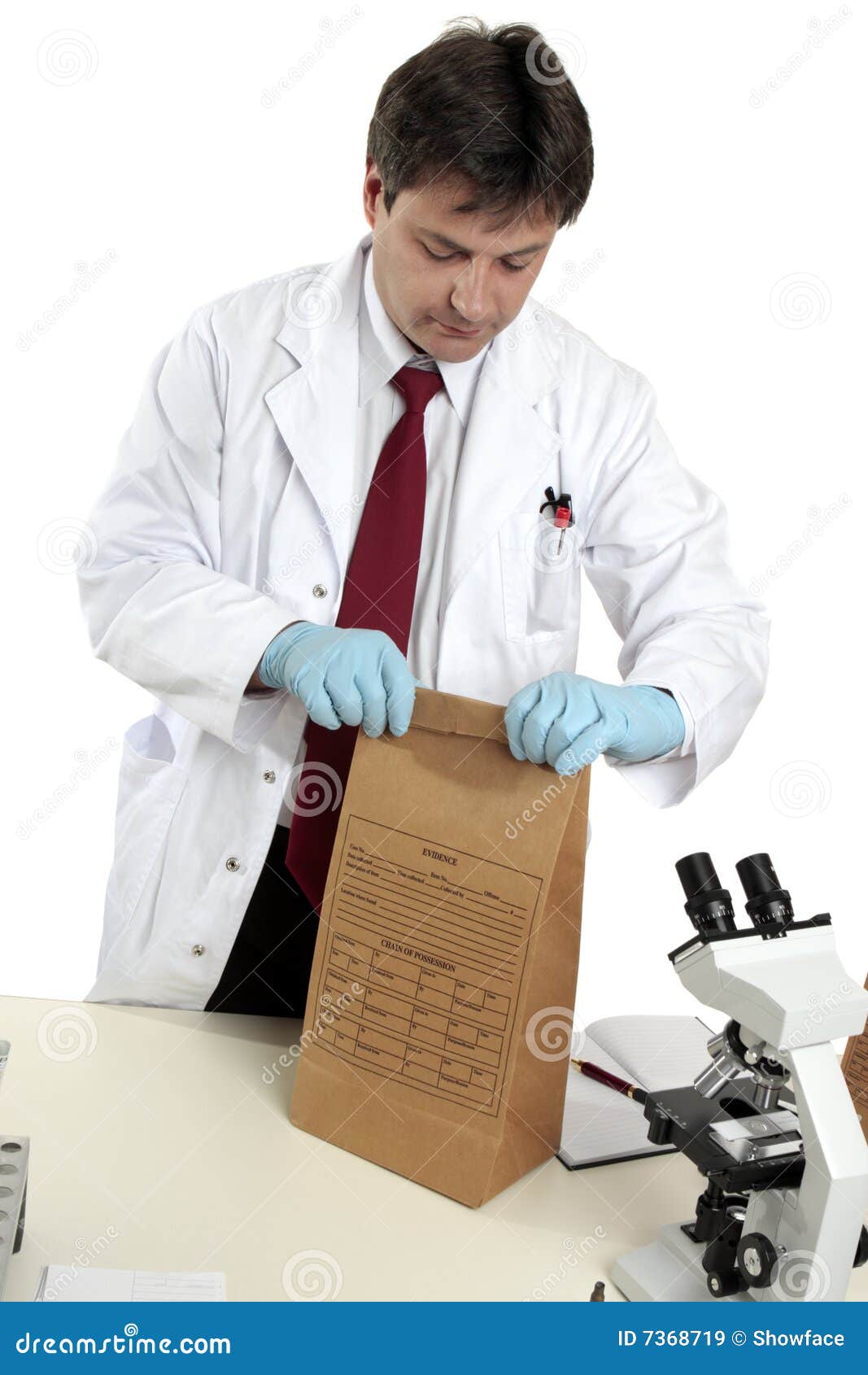 Crime Scene Forensic Evidence Stock Image - Image of inspection ...
