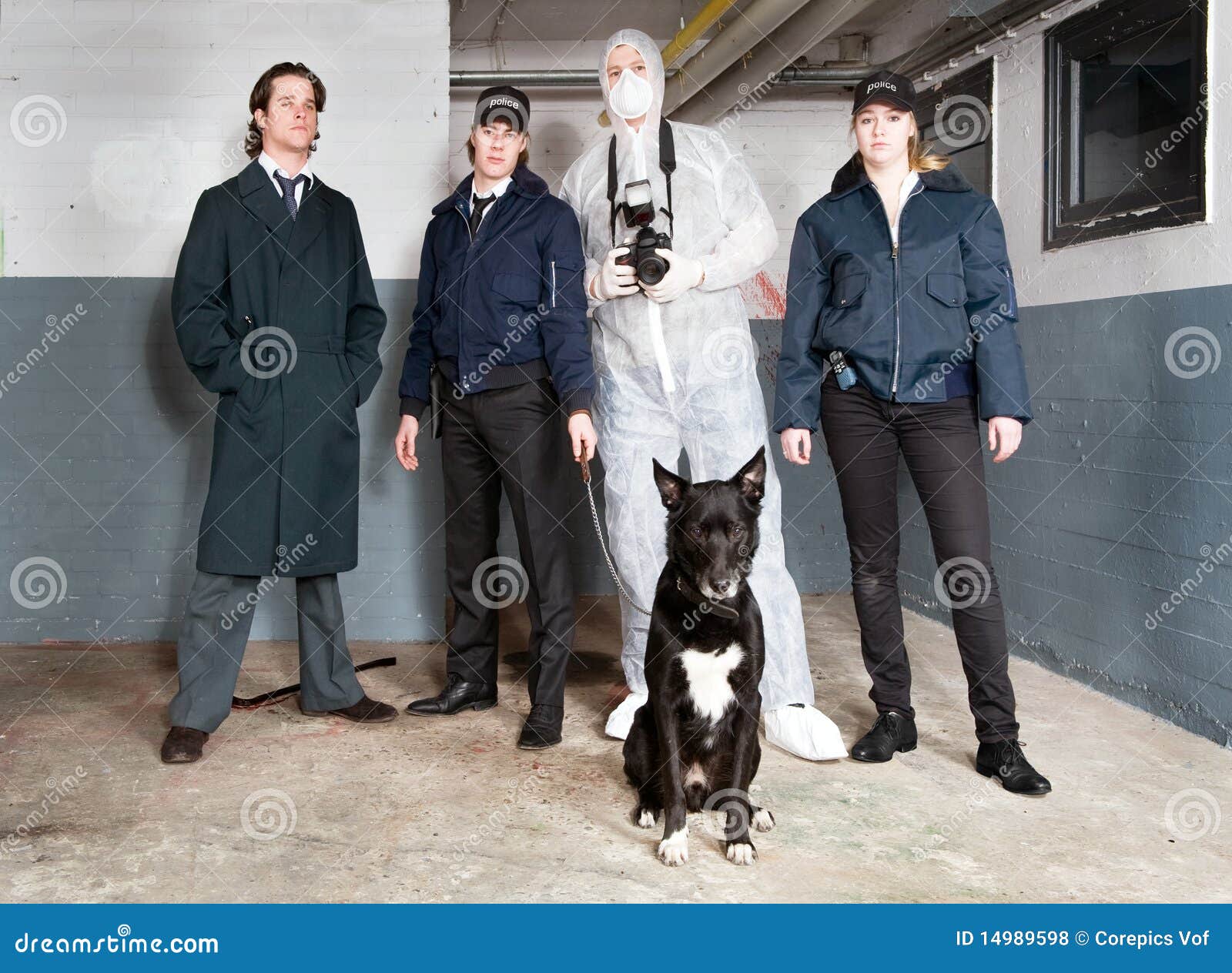 Crime Scene Investigators stock photo. Image of policeman - 14989598