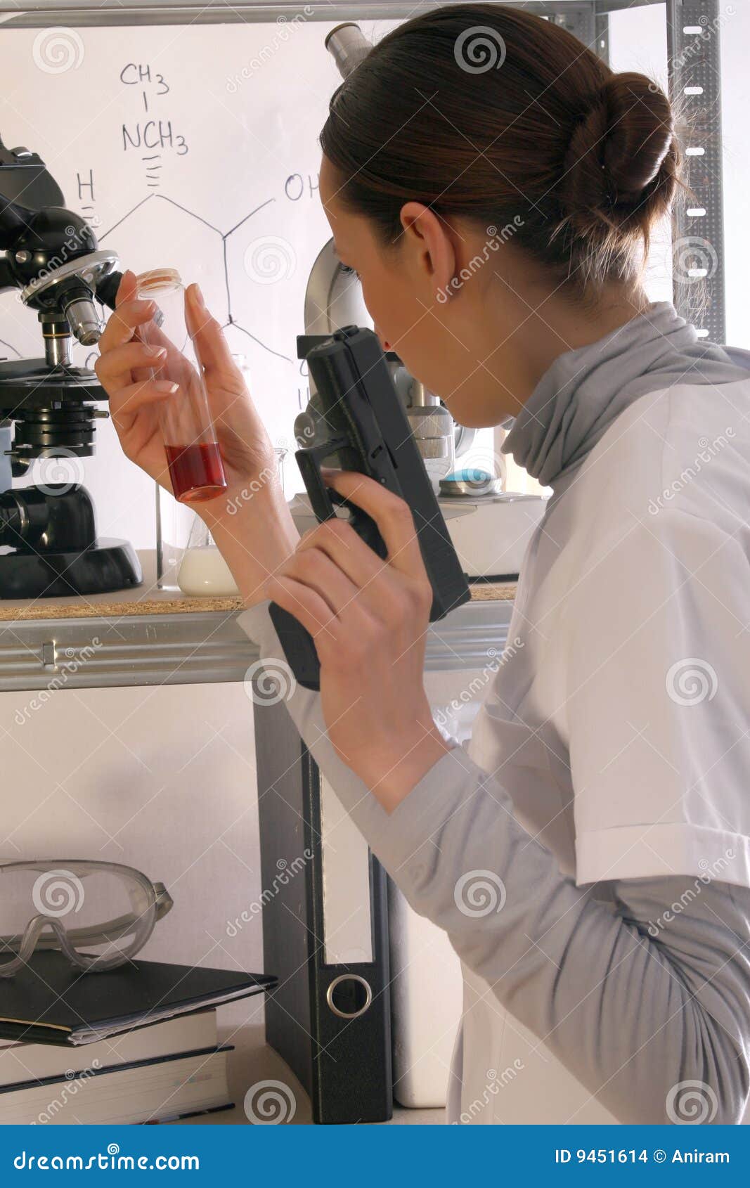Crime scene in laboratory stock photo. Image of gangster - 9451614