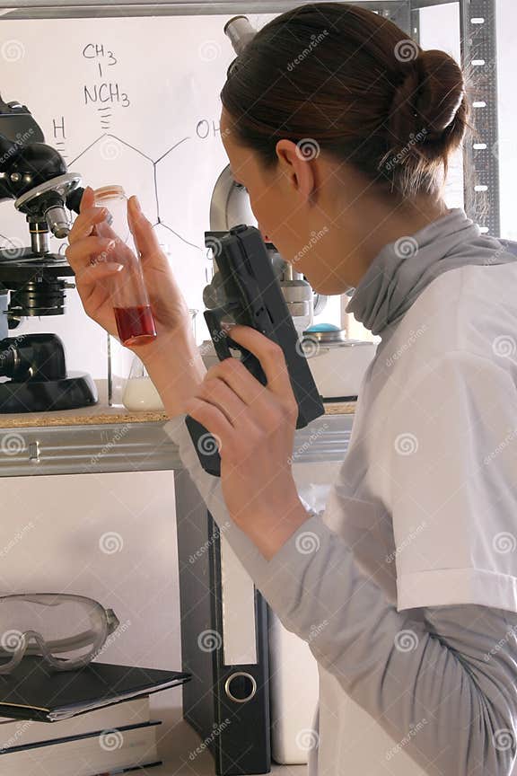 Crime scene in laboratory stock photo. Image of gangster - 9451614