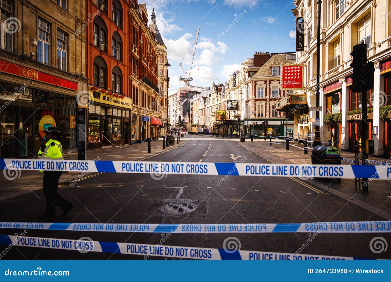 A Crime Scene Near Leicester Square. Editorial Stock Photo - Image of ...