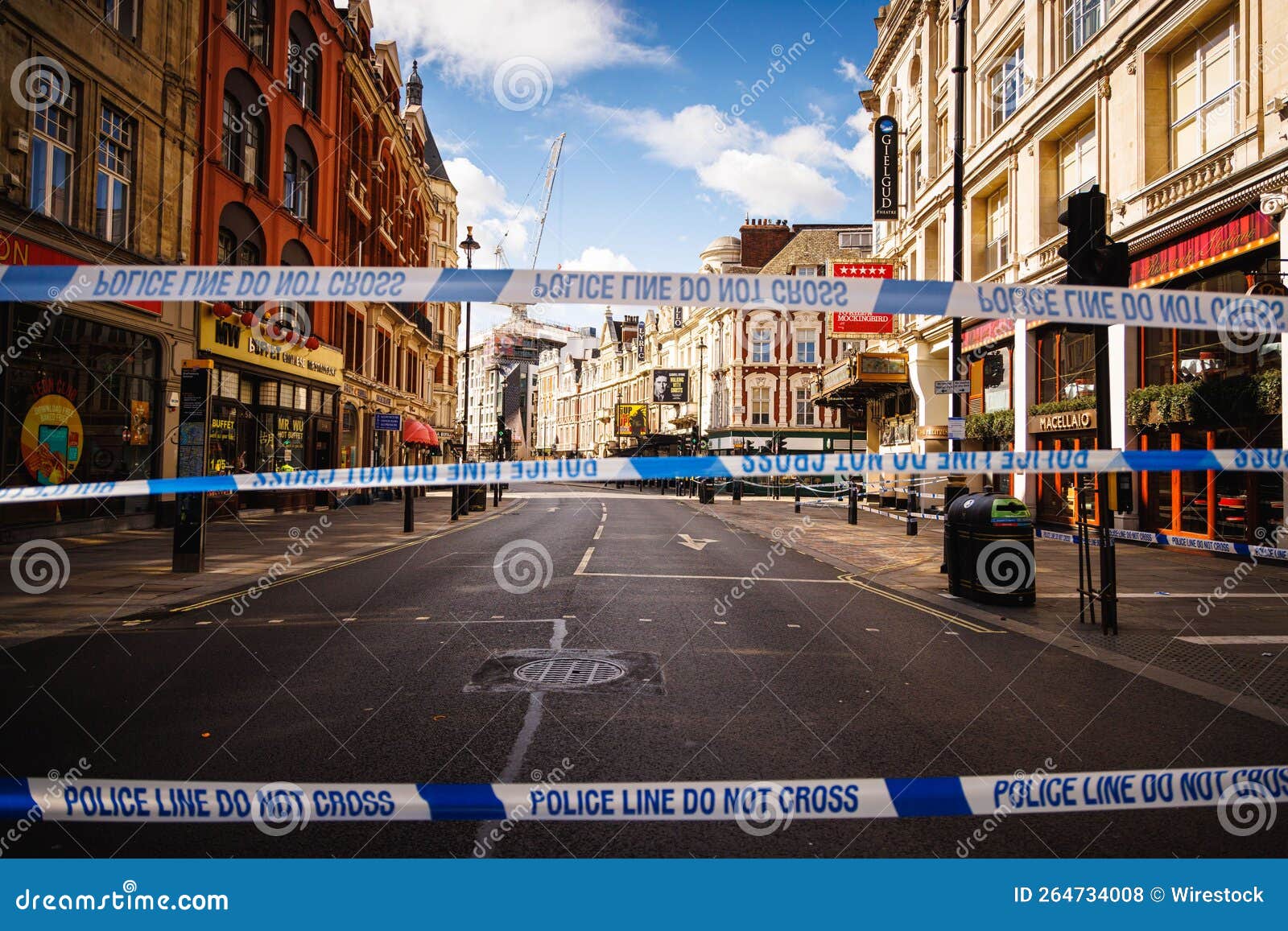 Crime Scene Near Leicester Square. Editorial Stock Photo - Image of ...