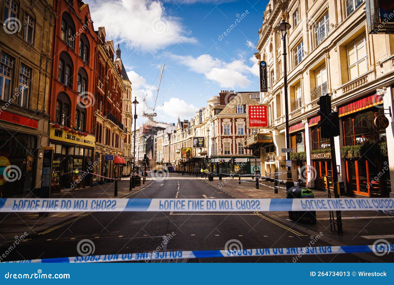Crime Scene Near Leicester Square. Editorial Stock Photo - Image of ...