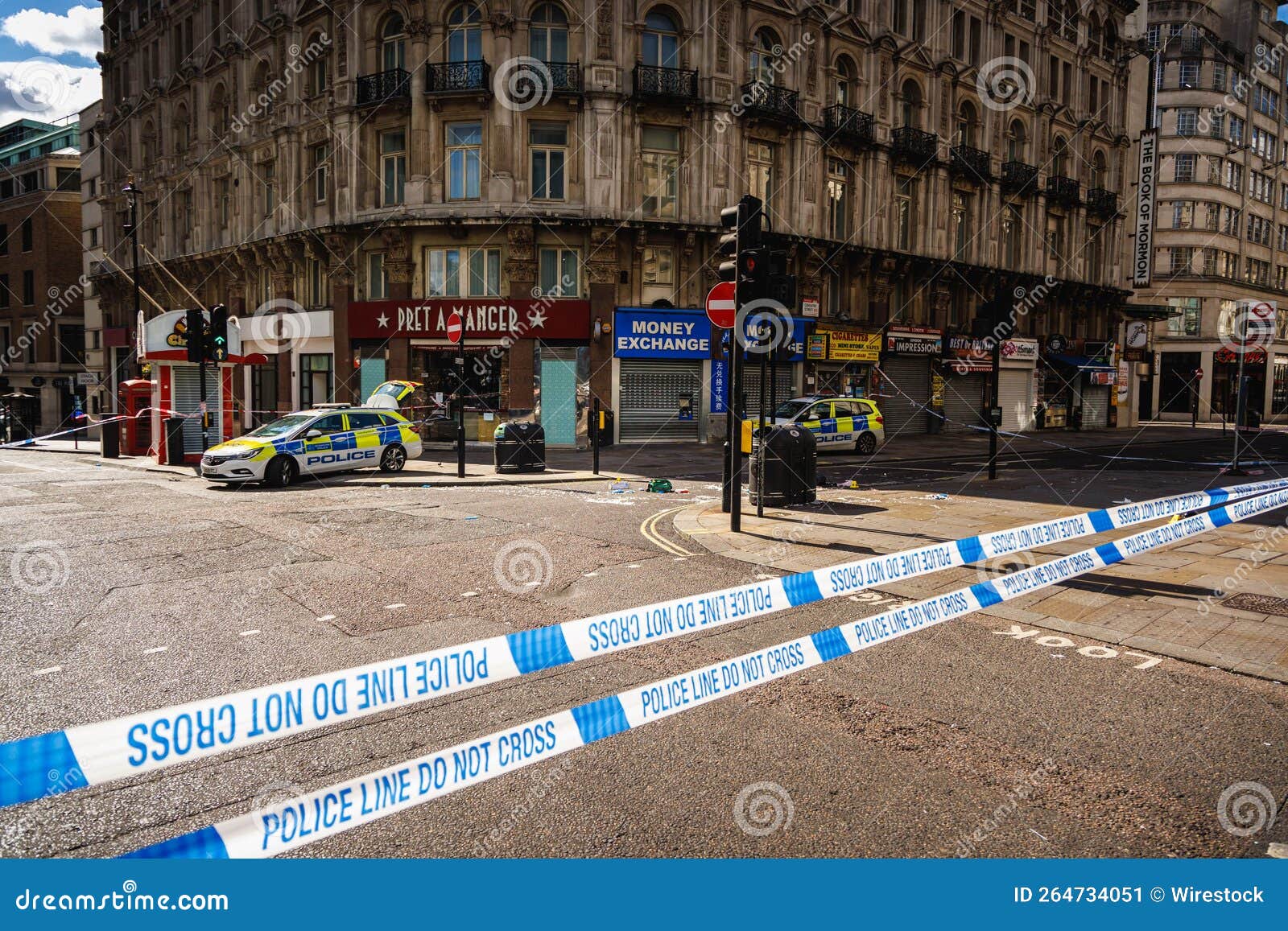 Crime Scene Near Leicester Square. Editorial Photo - Image of incident ...