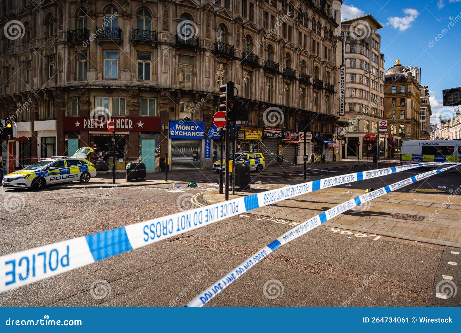 Crime Scene Near Leicester Square. Editorial Photo - Image of suspect ...