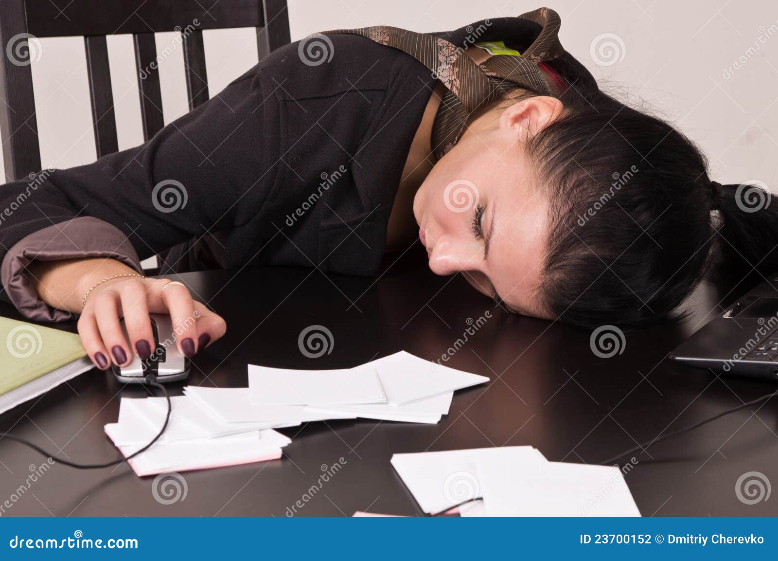 Crime Scene in a Office with Dead Secretary Stock Photo - Image of ...