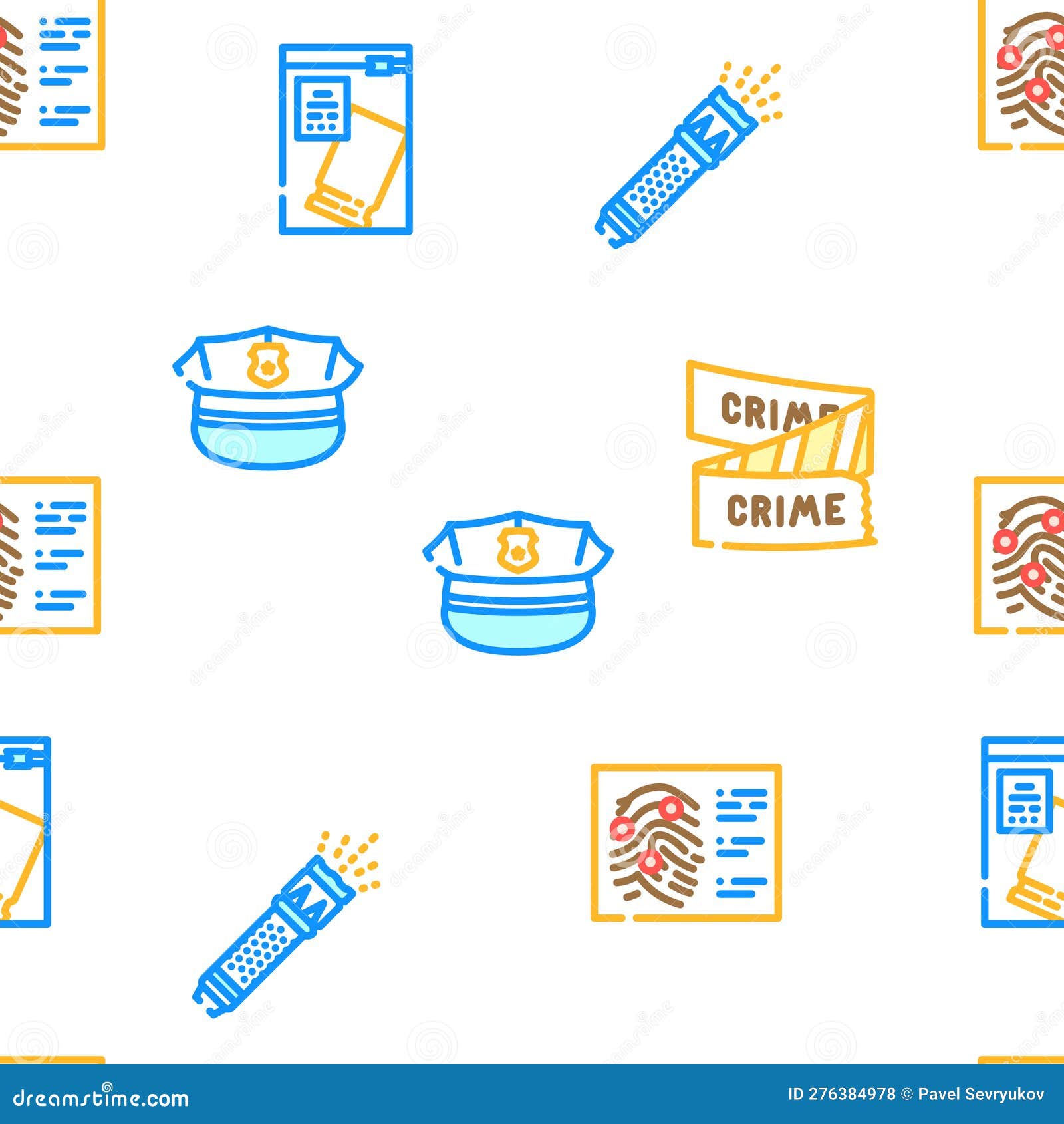Police Criminal Folder Icon, Outline Style Cartoon Vector ...