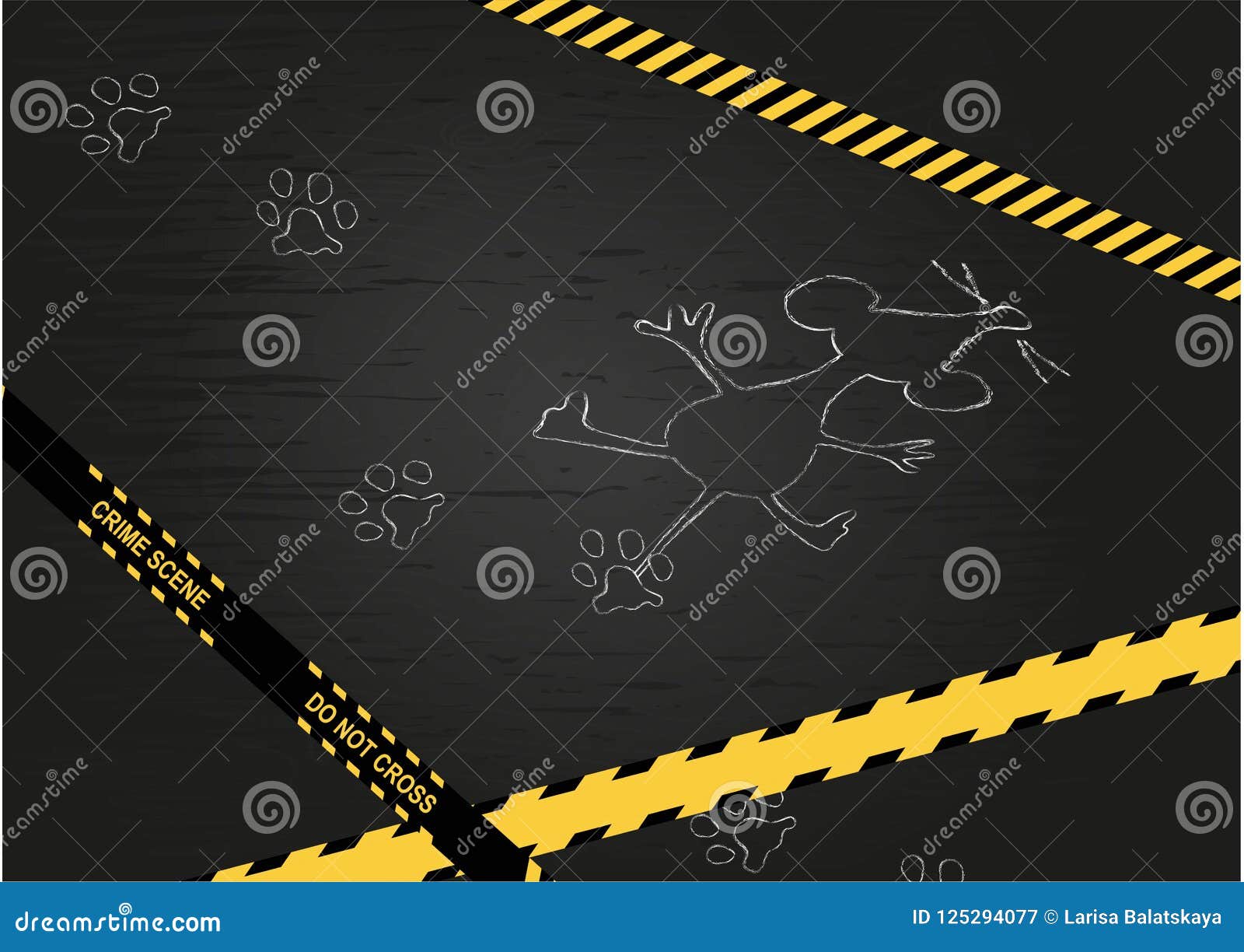 Crime Scene Silhouette Victim Stock Illustrations – 117 Crime Scene ...