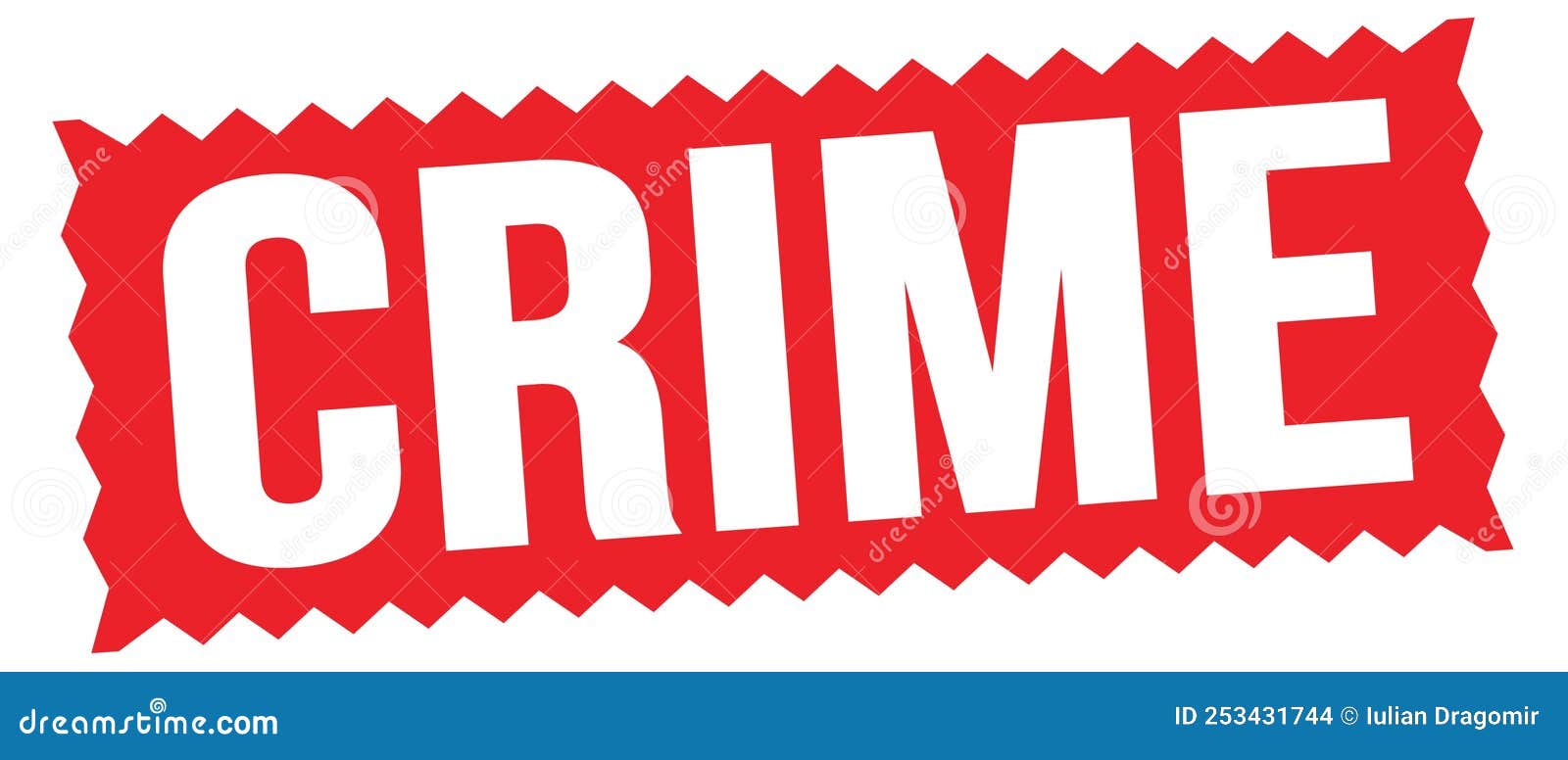 CRIME Text Written on Red Stamp Sign Stock Illustration - Illustration ...