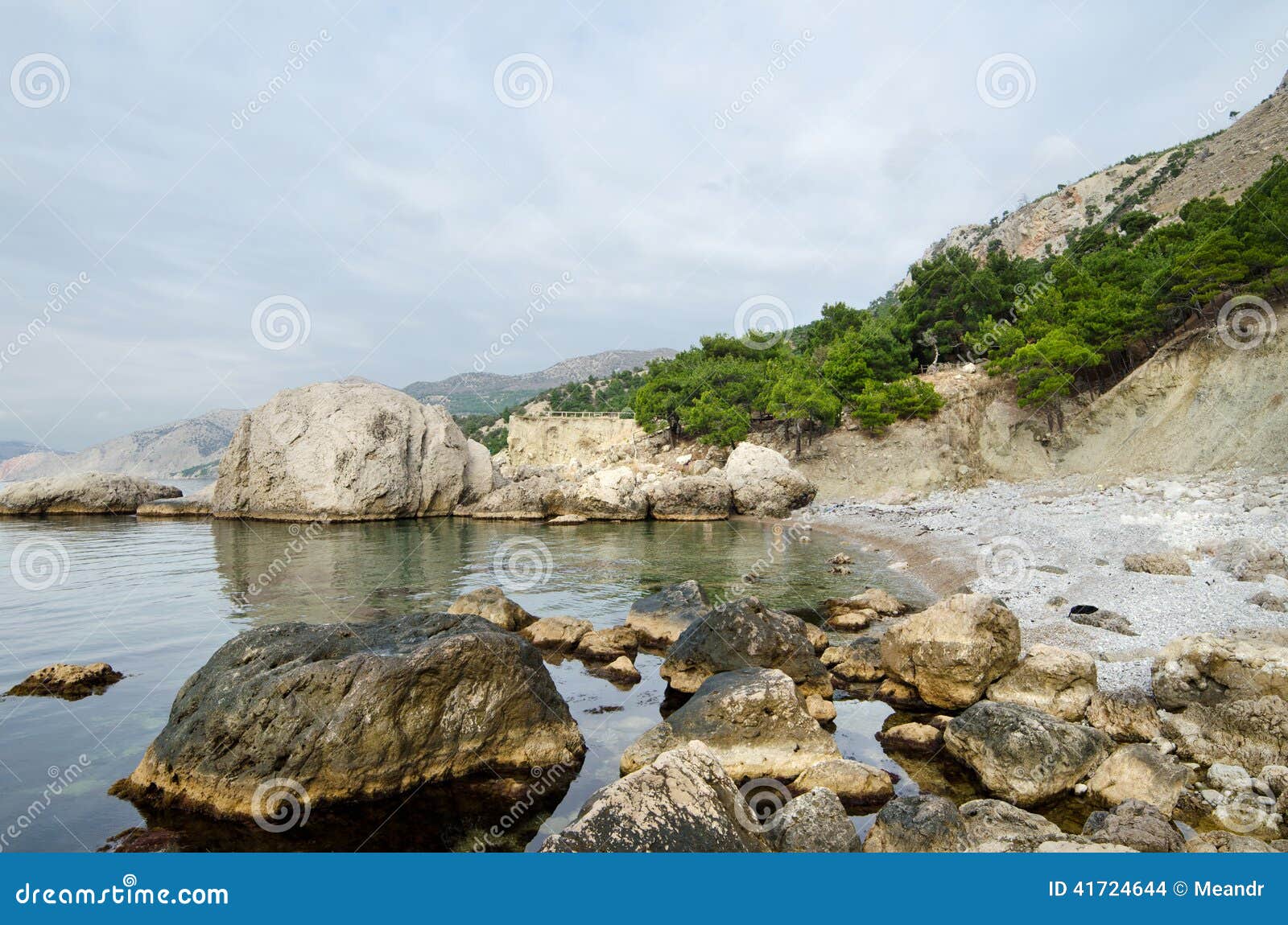 Crimea coast stock photo. Image of black, landscape, upland - 41724644