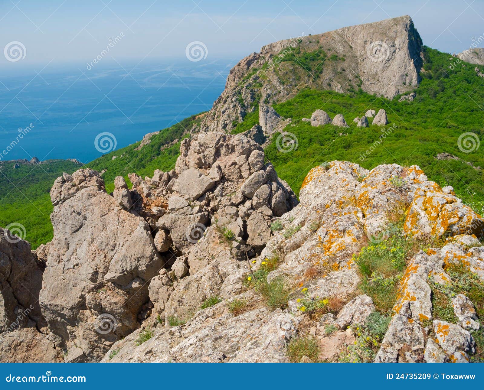 Crimea mountains stock image. Image of high, horizontal - 24735209