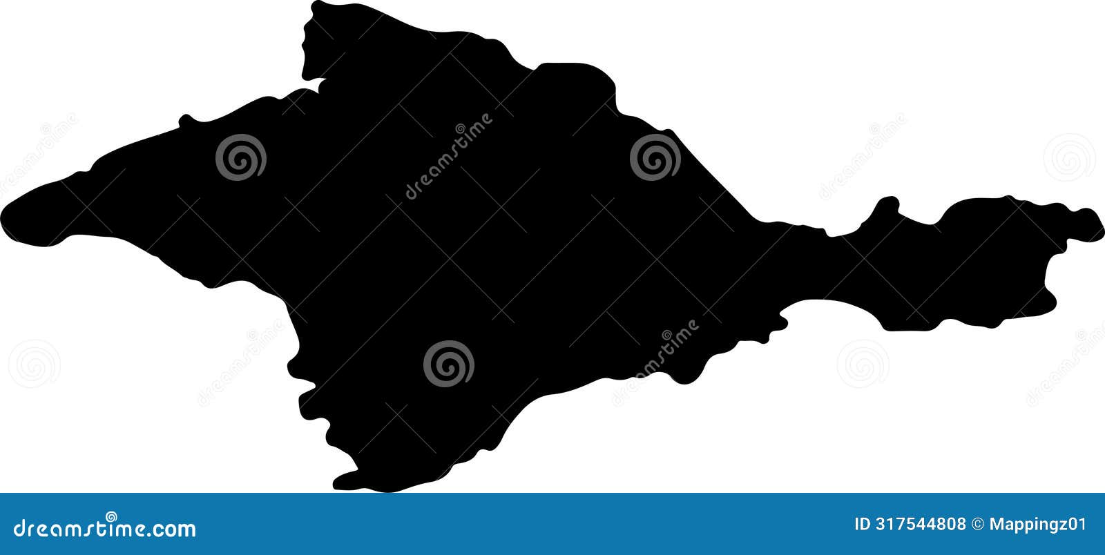 Crimea Russia Silhouette Map with Transparent Background Stock Vector ...