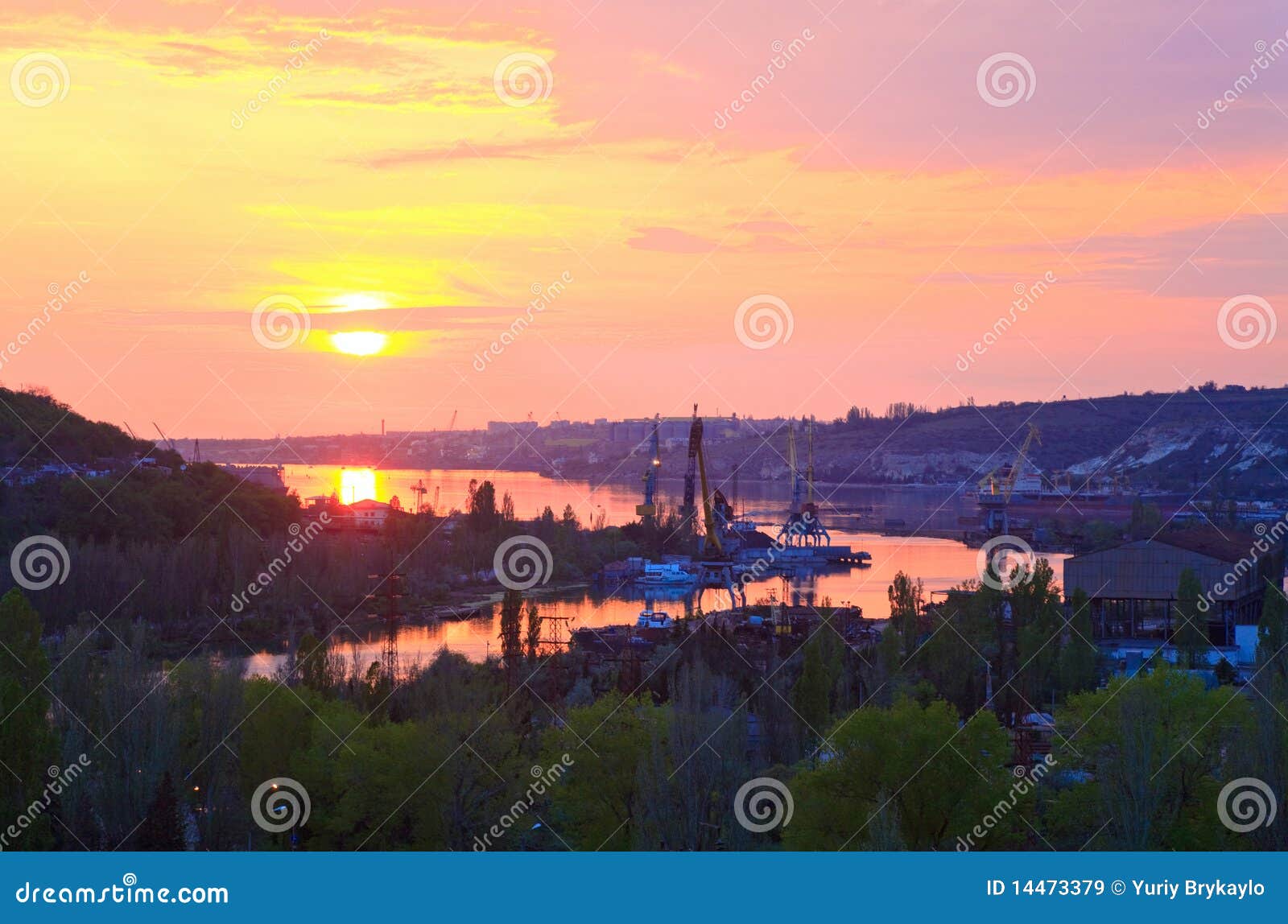 Crimean Ancient Fortress Sunset View (Ukraine) Stock Image - Image of ...