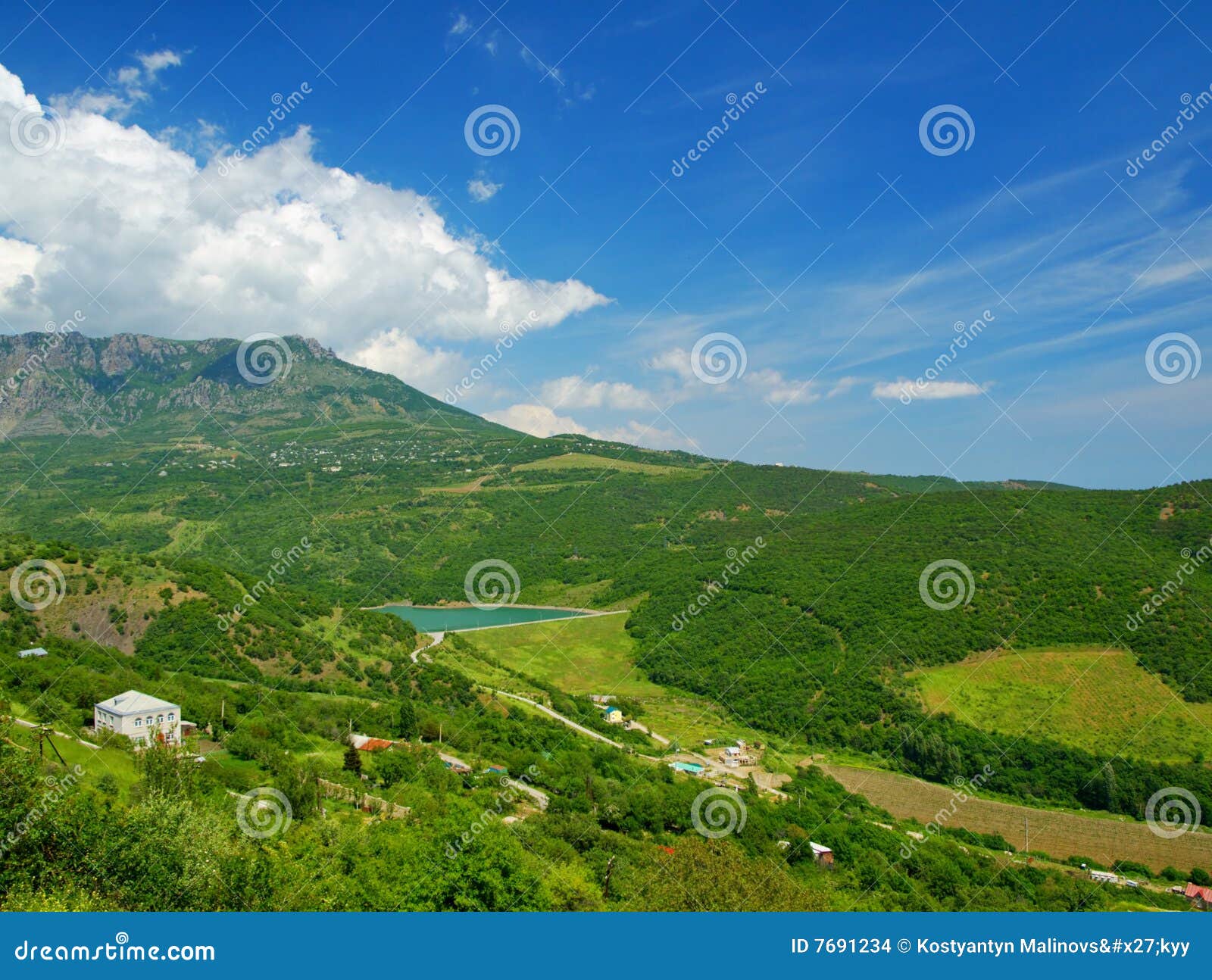 Crimean landscape stock photo. Image of green, summer - 7691234
