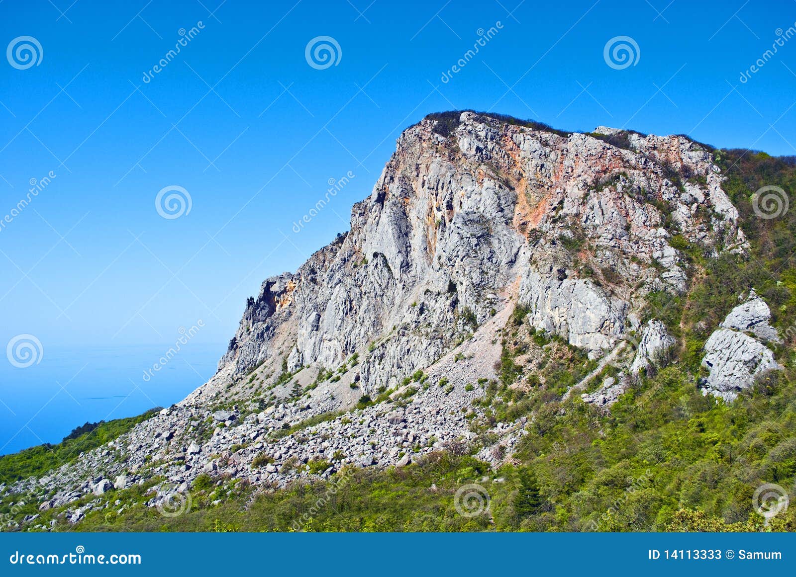 Crimean mountains stock image. Image of horizon, terrain - 14113333