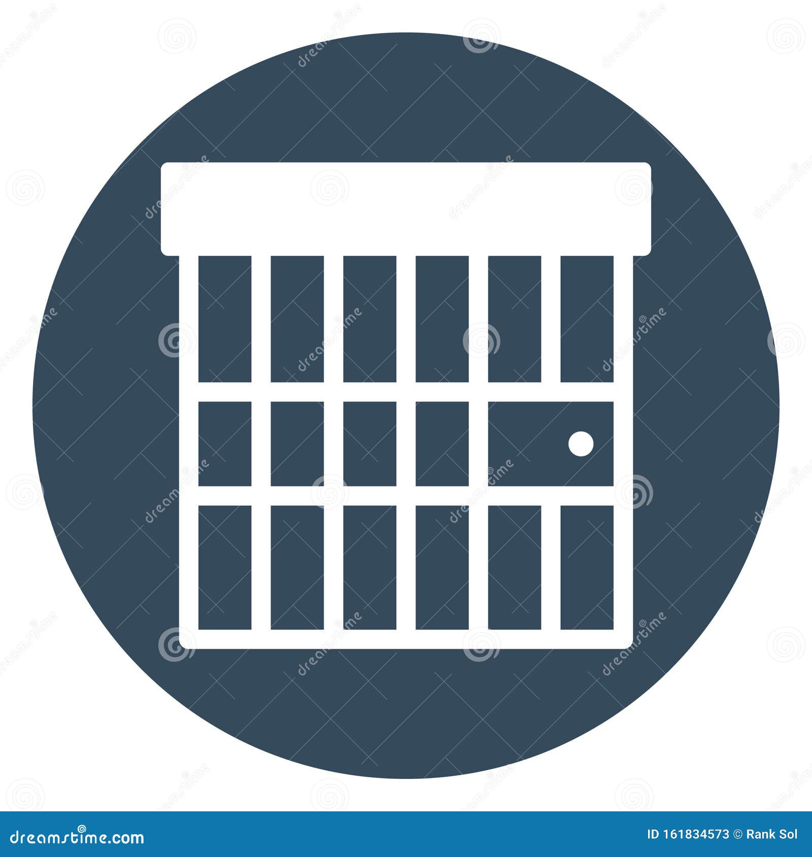 Criminal Jail, Imprison Isolated Vector Icon Which Can Be Easily ...