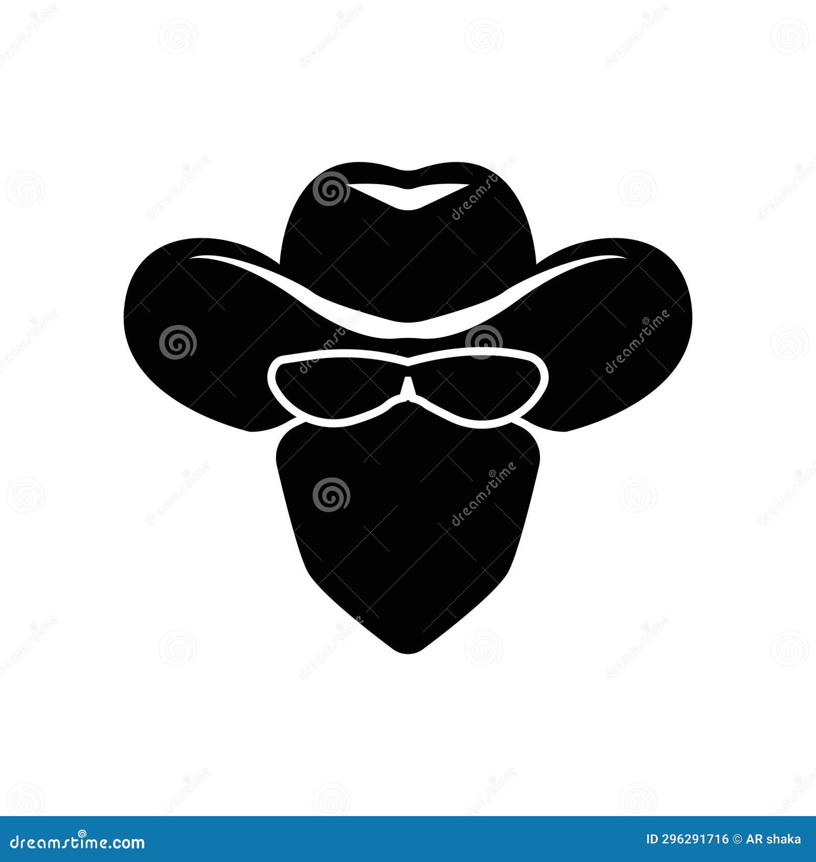 Criminal Mask and Bandit Icon, Logo Vector Design Stock Vector ...