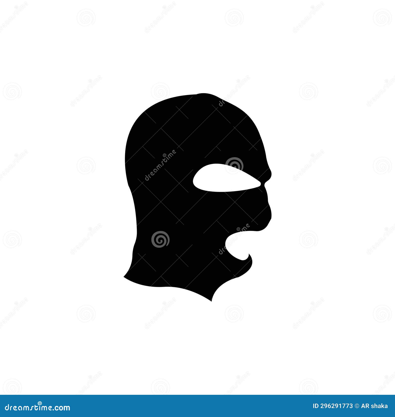 Criminal Mask and Bandit Icon, Logo Vector Design Stock Vector ...