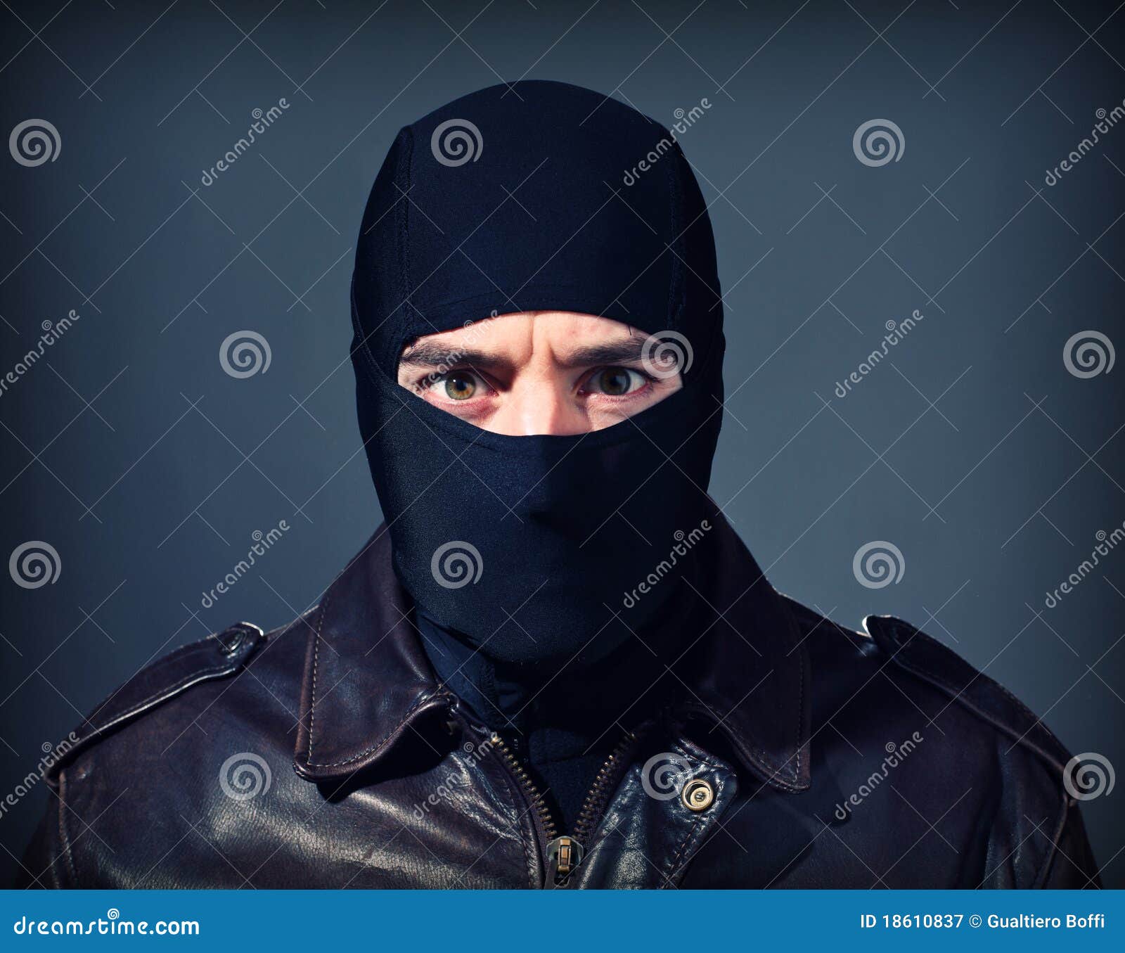 Criminal portrait stock image. Image of burglar, danger - 18610837