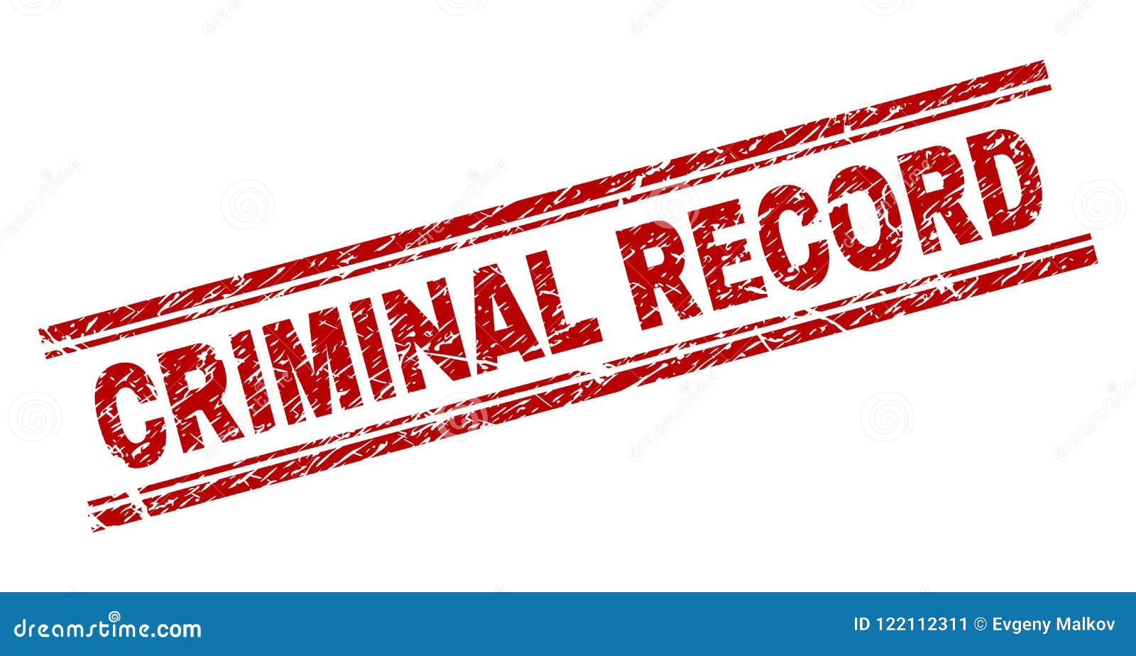 Scratched Textured CRIMINAL RECORD Stamp Seal Stock Vector ...