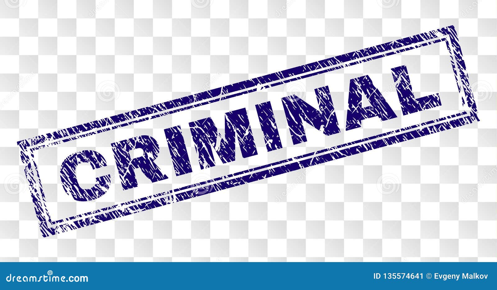 Scratched CRIMINAL Rectangle Stamp Stock Vector - Illustration of ...