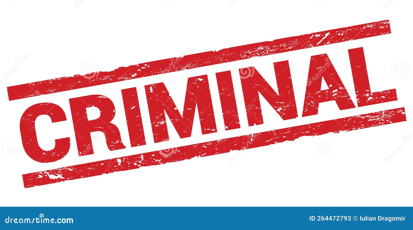 CRIMINAL Text on Red Rectangle Stamp Sign Stock Illustration ...