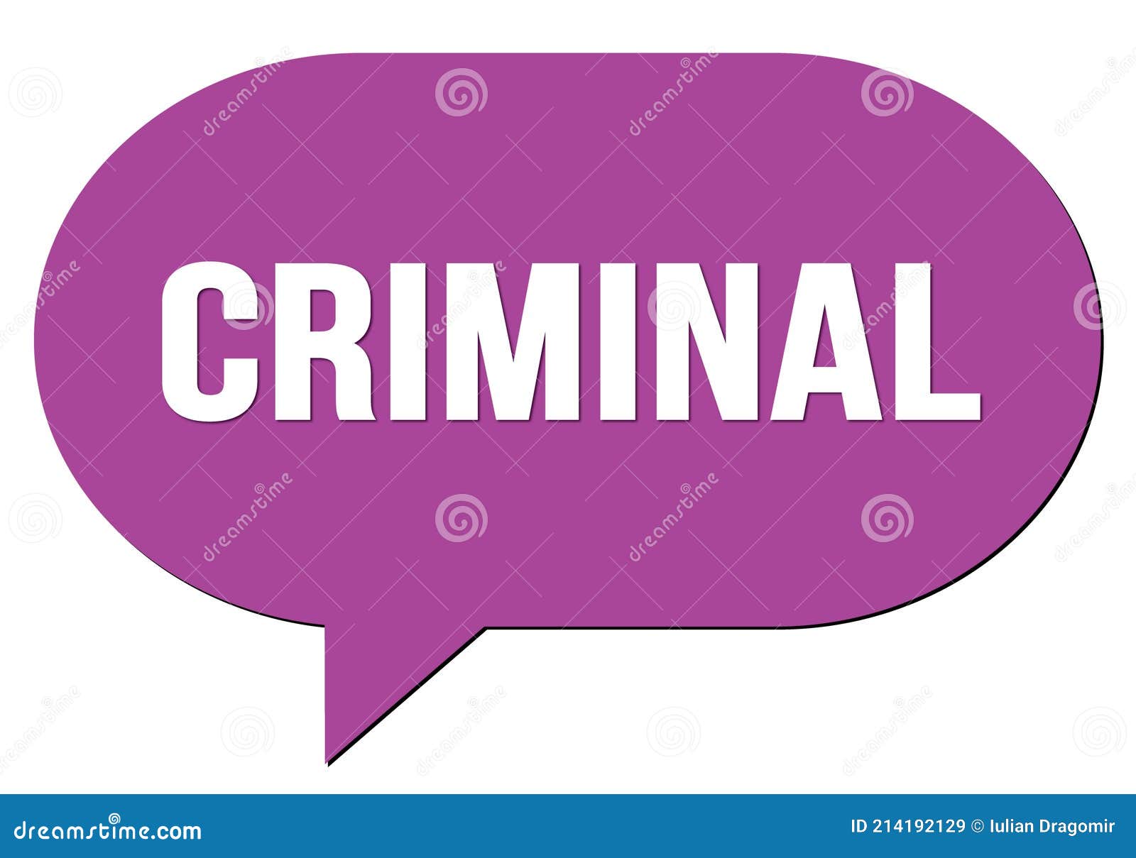 CRIMINAL Text On Red Blue Ribbon Stamp Royalty-Free Stock Photography ...