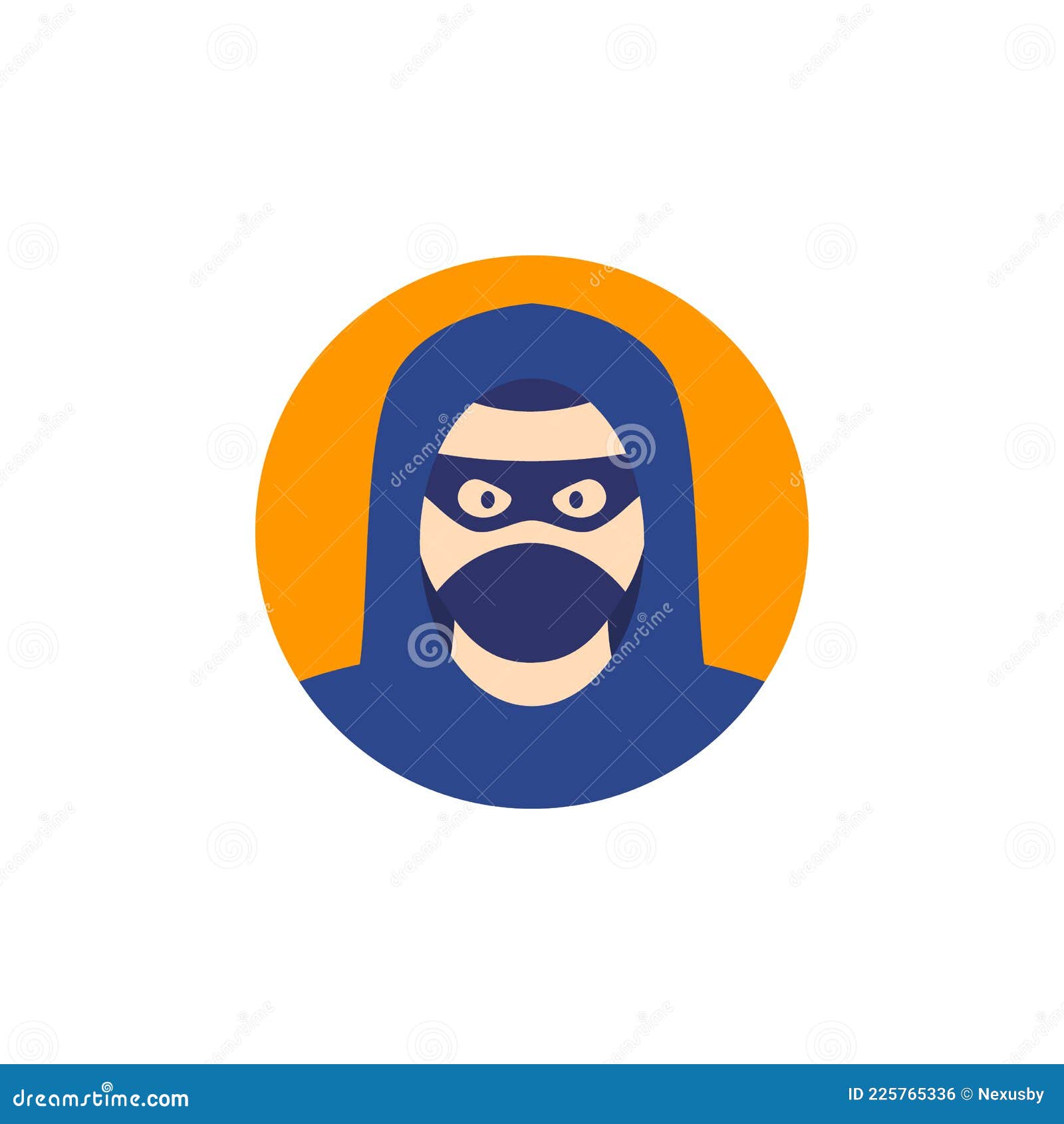 Robber Icon, Cartoon Style Vector Illustration | CartoonDealer.com ...